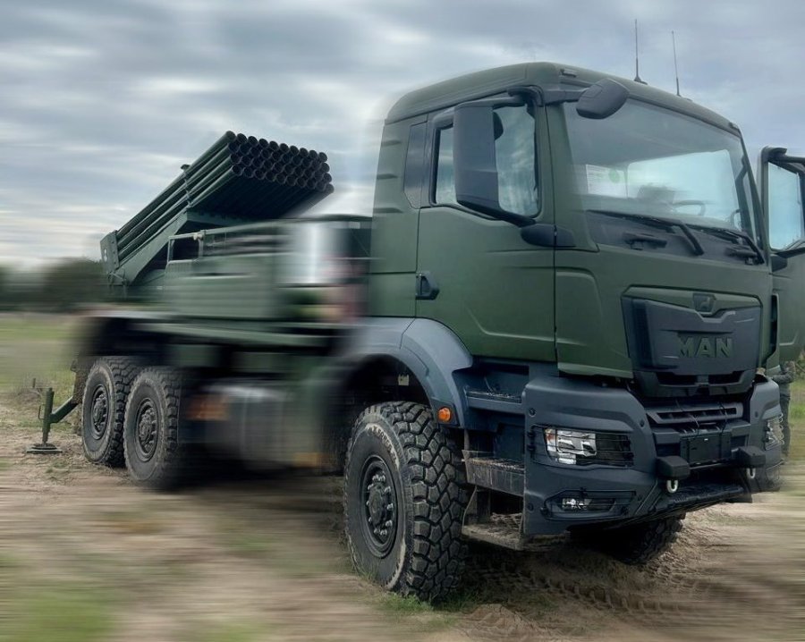 Нацгвардія отримала модернізовану версію РСЗВ «Град» на шасі MAN 6×6 - ZUBR.in.ua