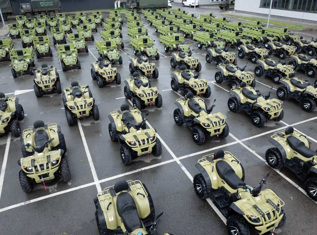 Сили оборони України отримали 92 квадроцикли для підвищення мобільності - ZUBR.in.ua
