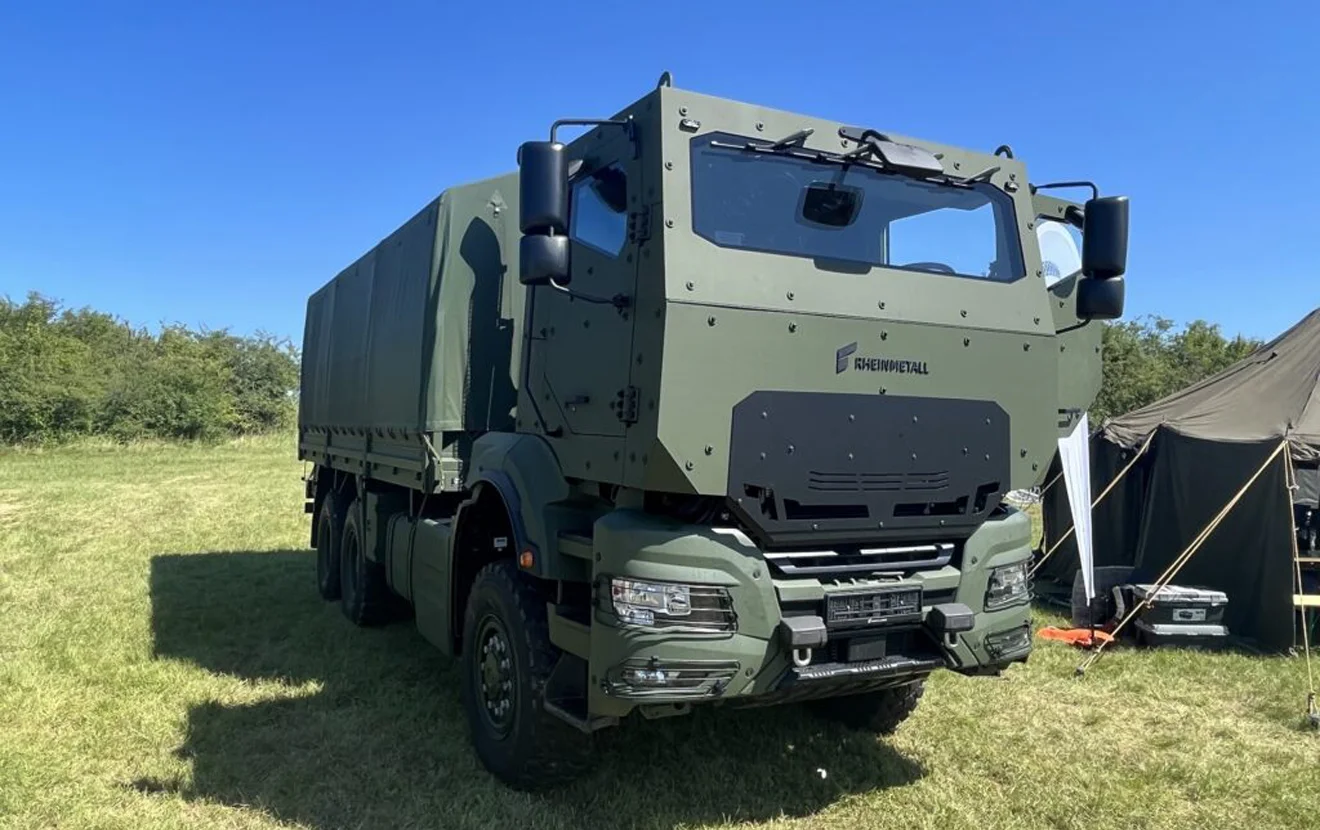 Rheinmetall представила броньовану армійську вантажівку TGS-Mil Protected - ZUBR.in.ua